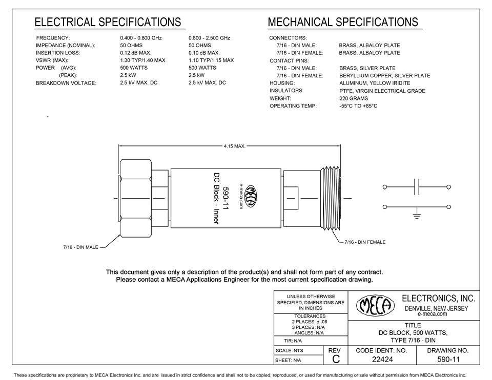 MECA Electronic Online Service Center — RF Parts On Demand